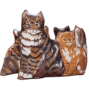 Lily's Home Door Draft Stopper and Air Seal Gap Blocker, Fits 36 Inch Wide Flush Doors, Ideal Solution for Cold or Hot Air Drafts, Cat Lovers Design (37" Wide, 2 Lbs. Weight)