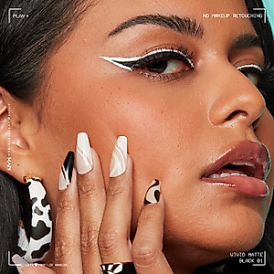 NYX PROFESSIONAL MAKEUP Vivid Brights Liquid Eyeliner - Vivid Sapphire (Sapphire Blue)