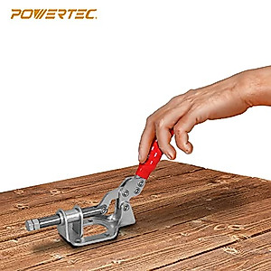 POWERTEC 20304 Push/Pull Quick-Release Toggle Clamp 302F - 300 lbs Holding Capacity, 1PK