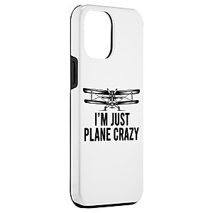 iPhone 13 Pro Max Vintage Airplane Pilots Just Plane Crazy Airline pilot Aviat Case