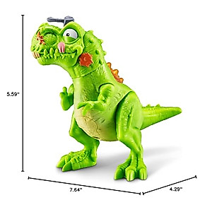 Smashers Mini Jurassic Light Up Dino Egg (T-Rex) by ZURU Collectible Egg, Volcano Slime, Fossil Toy, Dinosaur Toys, T-Rex Toy for Boys and Kids