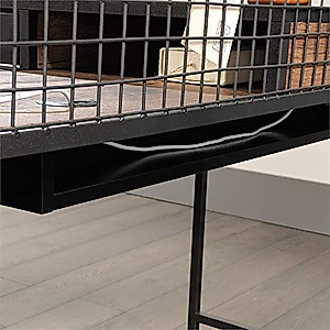 Sauder Boulevard Café L-Shaped Desk, Vintage Oak finish