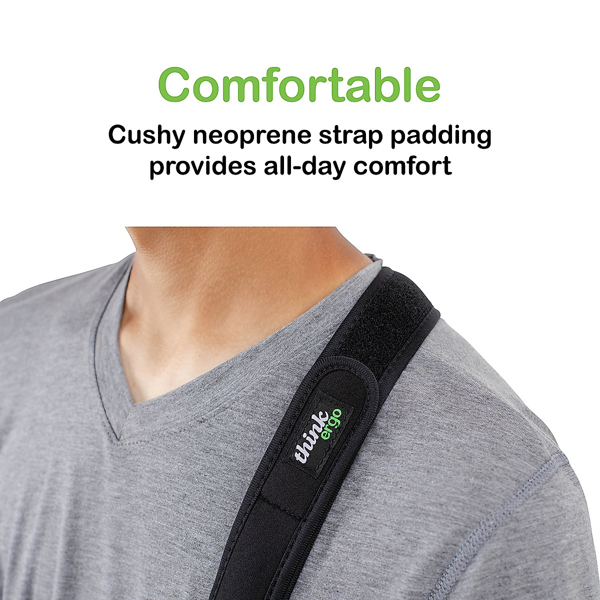 Think Ergo Arm Sling Sport Adult - Lightweight, Medical Sling Arm, Shoulder & Rotator Cuff Support