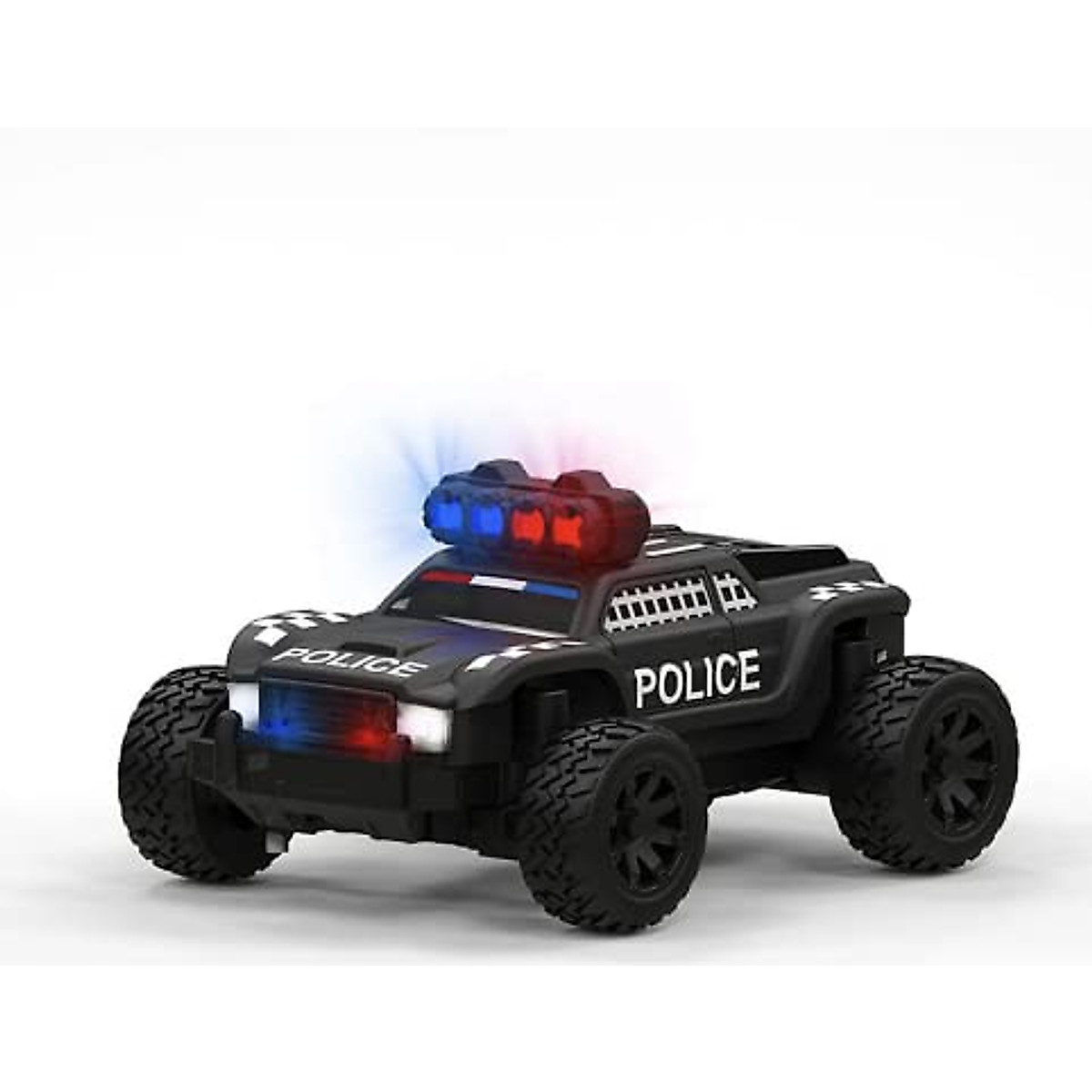 Helidirect Turbo Racing C82 1/76 Scale 2.4GHz Mini RC Car Police 2WD RTR Off-Road On Road Indoor Track Car - Remote Control Car, RC Car, RC Sport Car, RC Mini Monster Truck 1/76 Scale (HELIDIRECT)