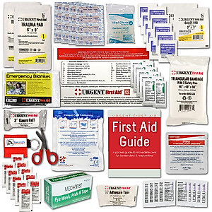 OSHA & ANSI First Aid Kit Refill/Upgrade, 25 Person, 78 Pieces, ANSI 2021 Class A for Office, Business, Home or car Boxes and cabinets: Fill Your kit or use to Upgrade to Current regulations