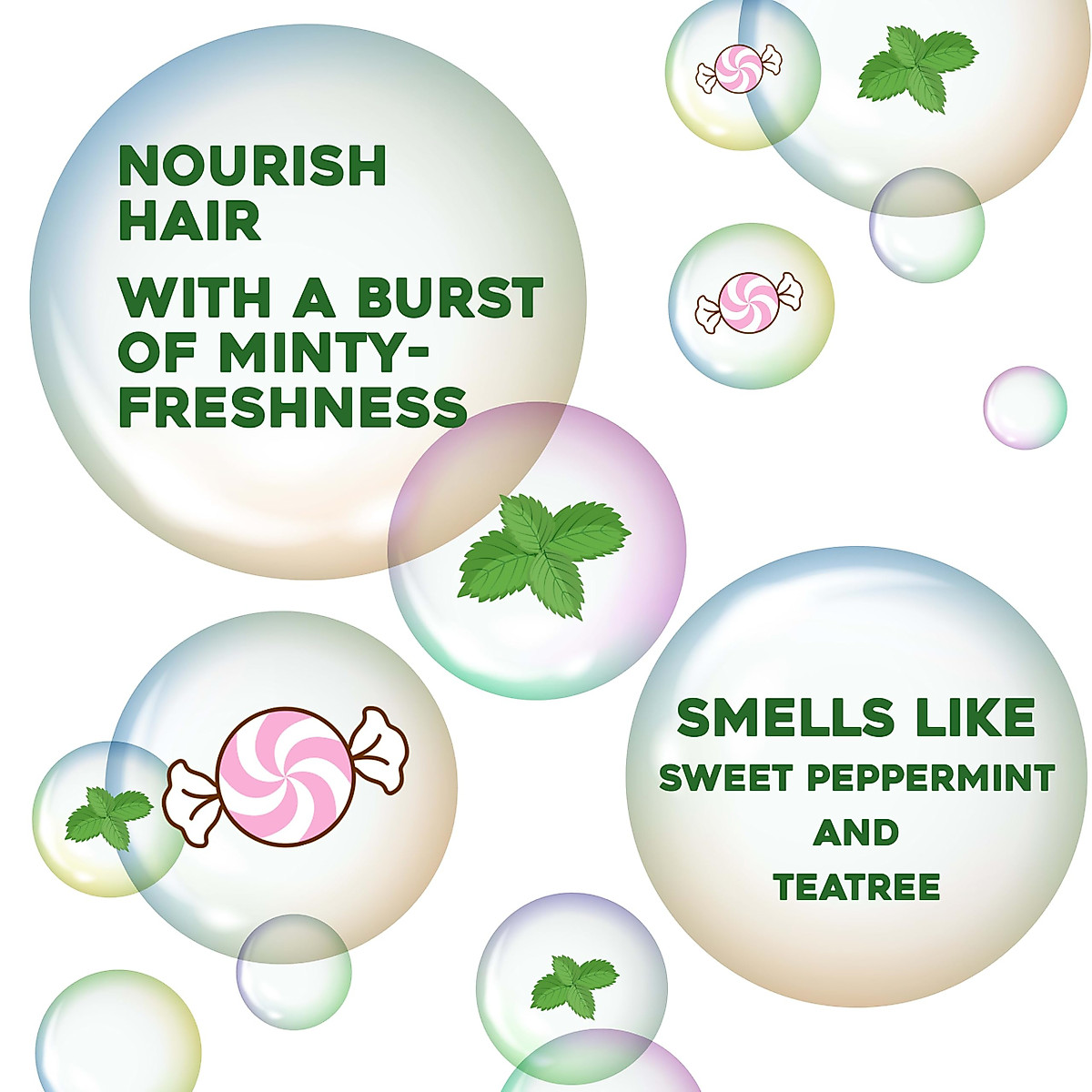 OGX Nourishing & Invigorating Shampoo with Peppermint Oil & Milk Proteins, Hydrating for Scalp, Paraben-Free, Sulfate-Free, 25.4 fl oz