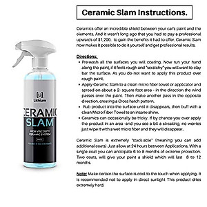 Ceramic Slam- The Best DIY Ceramic Coating Available, Super Long Lasting Paint Protection, Easy to Apply, Stackable for an Ultra Deep Hydrophobic Shine.