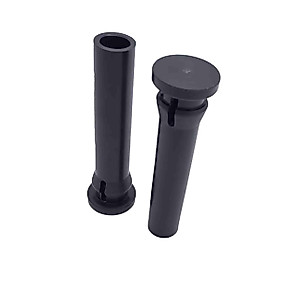 Stronger Wheelie Trash Can Bin Lid Hinge Pins, 2 Pack, for Rehrig Sierra Huskylite 95, Nylon