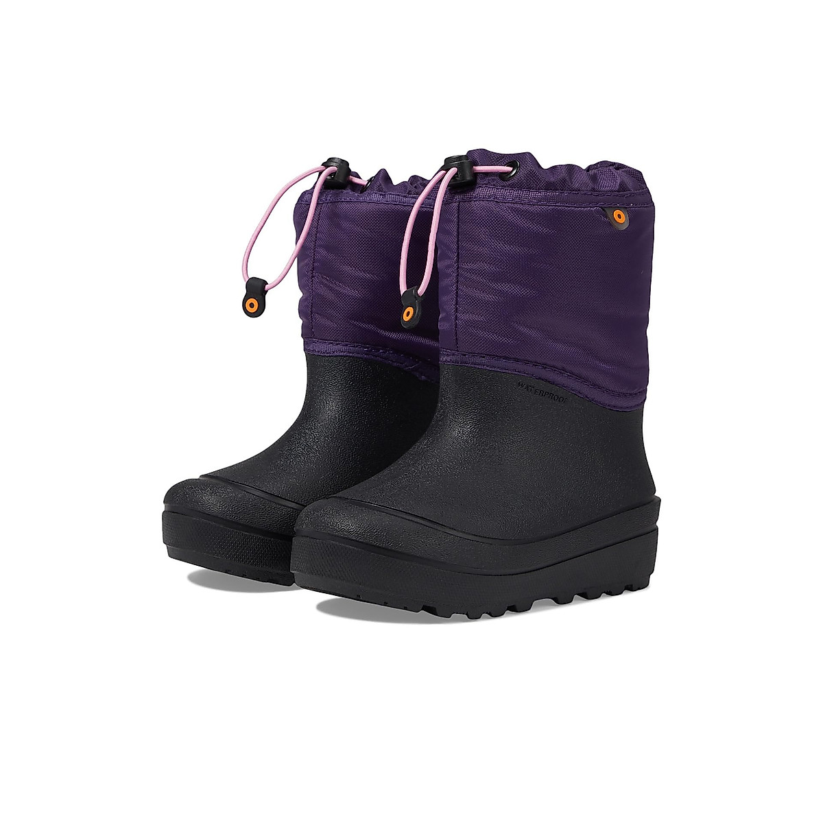 Bogs Snow Boot, Purple Multi, 2 US Unisex Big Kid