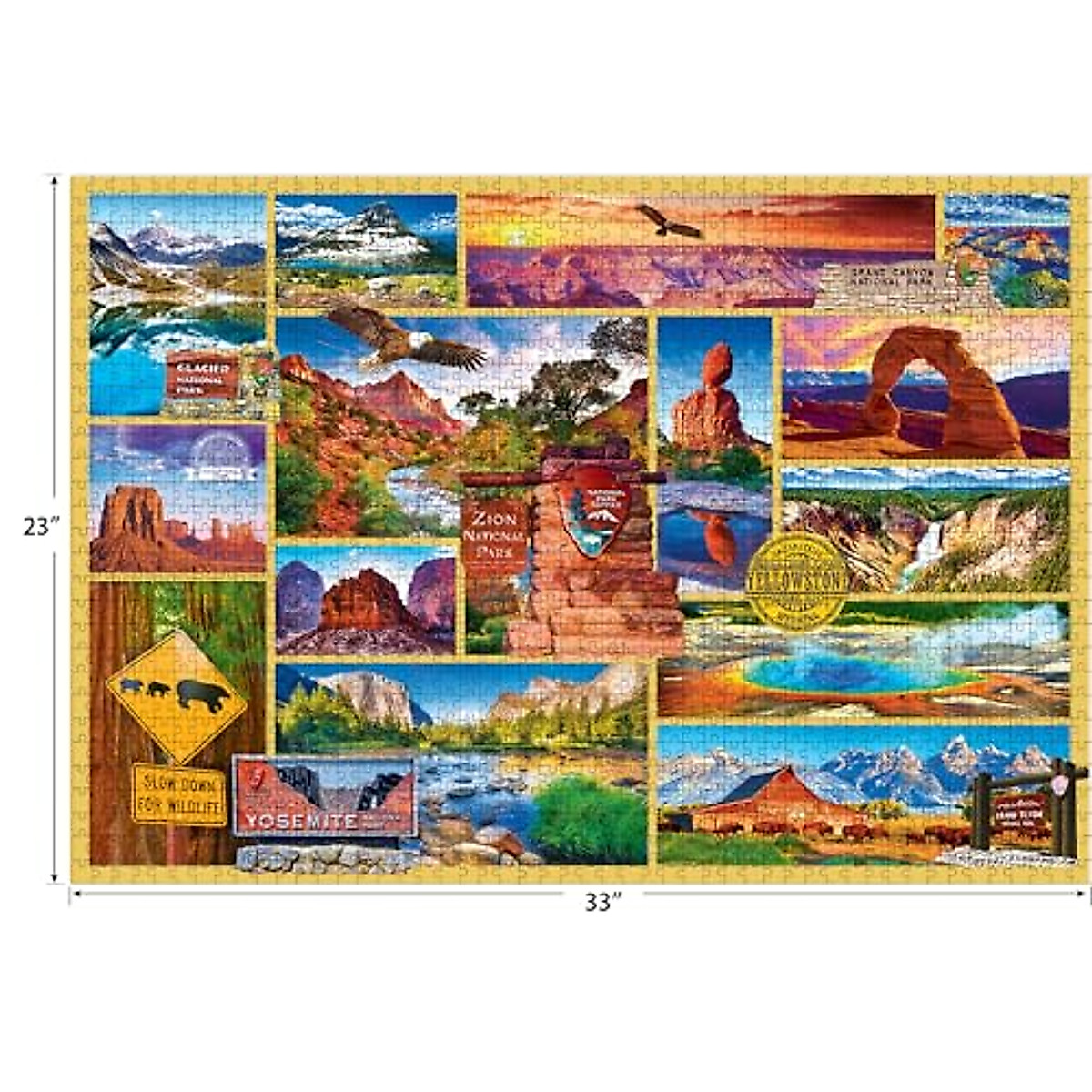 RoseArt - Kodak - US National Parks - 1500 Piece Jigsaw Puzzle for Adults