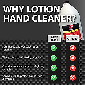 Malco Lotion Hand Cleaner – Hand Cleaning Formula for Tough Jobs/Cleans the Dirtiest Hands/Free of Solvents and Abrasives / 1 Gallon (102101)