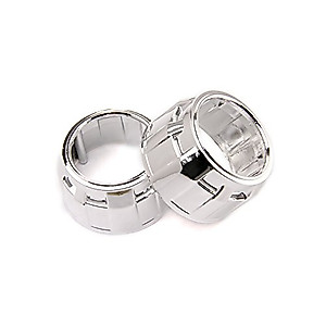 Pair of DDM Tuning Bi Xenon Retrofit Mini H1 Projectors V3 Ultra,2.5in, W / DDM Slim 35W HID Kit and Mini Gatling Gun Shrouds, (DDM 35W,5000K)