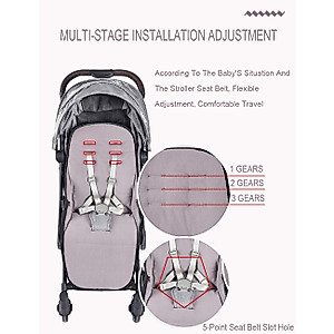 Outdoor Stroller Bunting Bag, Universal 3 in 1 Winter Outdoor Tour Toddler Universal Stroller Sleeping Bag, Cold-Proof Detachable&Temperature Regulation Footmuff for Stroller (Black)