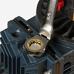 YIYEIE 9 Pc. Flex-Head Ratcheting Wrench Set, SAE 5/16, 11/32, 3/8, 7/16, 1/2, 9/16, 5/8, 11/16, 3/4 Inch, 72 Tooth, Nickel Plating, Cr-V Steel, Flexible Combination Wrench Set with Swivel Ratchet