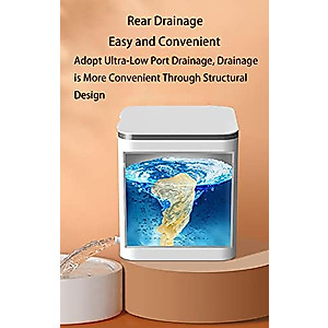 Mini Blue Ultrasonic Washing Machine, Forward and Reverse Turbo Cleaning USB Plug-In Laundry Machine, Bass Environmental Protection Rear Drainage Washing Machine for Travel, Business, Home