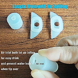 2 Set Spill Proof Stoppers Compatible For Stanley H2.0 40oz & 30oz Tumbler, Slicone Leak Stopper For H2.0 Quencher Cups, Leakproof Seal Set Stanley Cup Accessories