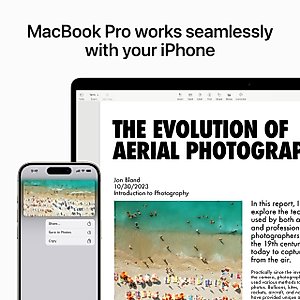 Apple 2023 MacBook Pro Laptop M3 Pro chip with 12‑core CPU, 18‑core GPU: Built for Apple Intelligence, 16.2-inch Liquid Retina XDR Display, 18GB Unified Memory, 512GB SSD Storage; Space Black