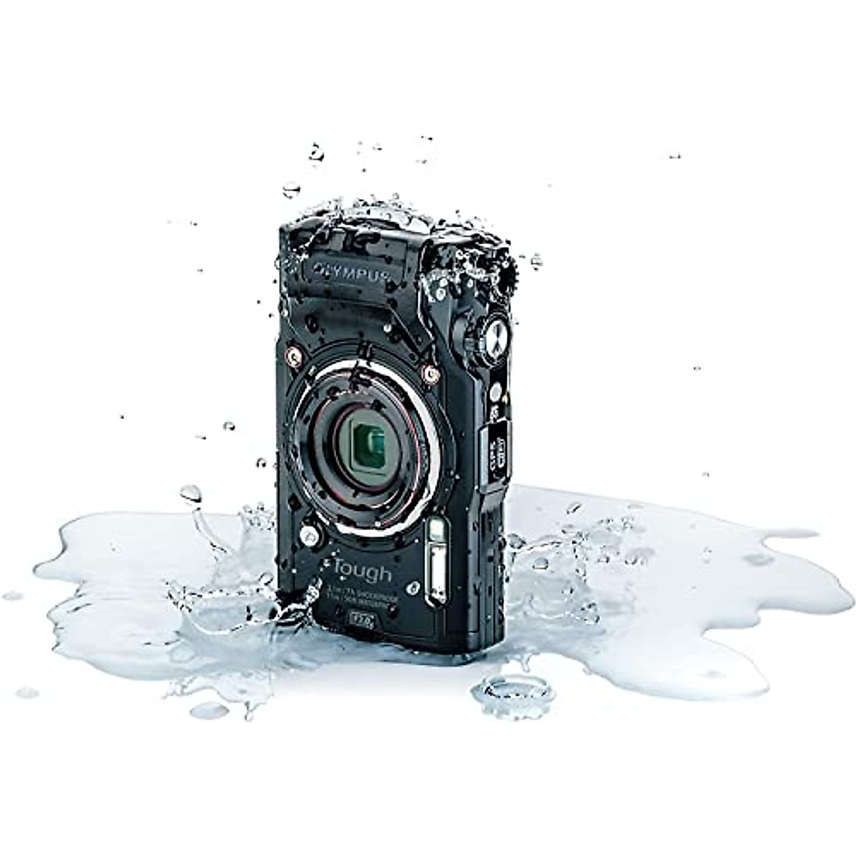 Olympus Tough TG-6 Waterproof Digital Camera, Black (Renewed)