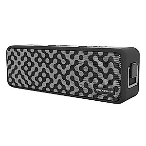 Rockville Faze 50w Portable Bluetooth Speaker TWS Wireless Link Waterproof, Black (Faze Black)
