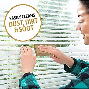 SpongeCo - Dry Cleaning Soot Eraser Sponge 36 Pack- Pet Hair, Smoke, Soot, Dust and Dirt Remover, Dry Cleaning Sponge, soot Sponge, Chemical Sponge (36-3x6x1.5) Natural Latex Rubber Made in The USA