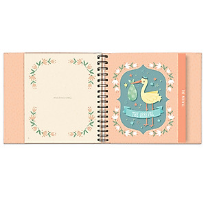 Baby's First Years Guided Journal by Studio Oh! - Bundle of Joy - 9" x 9" - Beautifully Illustrated Hardcover Journal with Storage Pockets Creates a Keepsake of Baby's Earliest Years