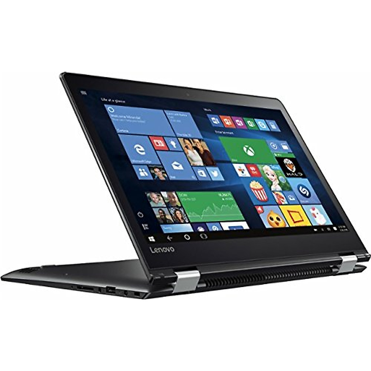 Lenovo 2-in-1 Flex 4 Flagship High Performance 14" HD Touchscreen Laptop PC, Intel Pentium 4405U Dual-Core, 4GB DDR4, 500GB HDD, Bluetooth, WIFI, Windows 10, Black
