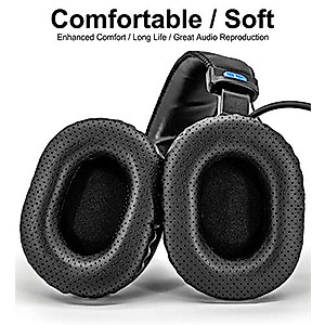 Earpads for MDR 7506 /V6/CD900ST | Ear Pads with Enhanced Memory Foam | Also Fits ATH-M50x/M50/M40x | Perforated
