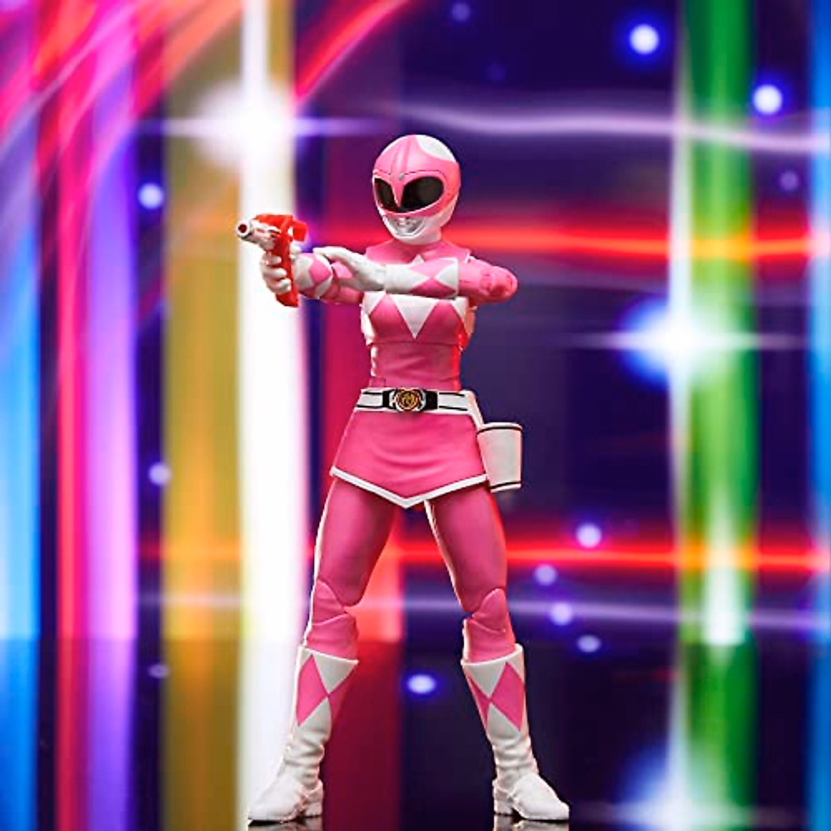 Power Rangers Lightning Collection Remastered Mighty Morphin Pink Ranger 6-Inch Action Figure, Toys for Boys and Girls Ages 4 and Up