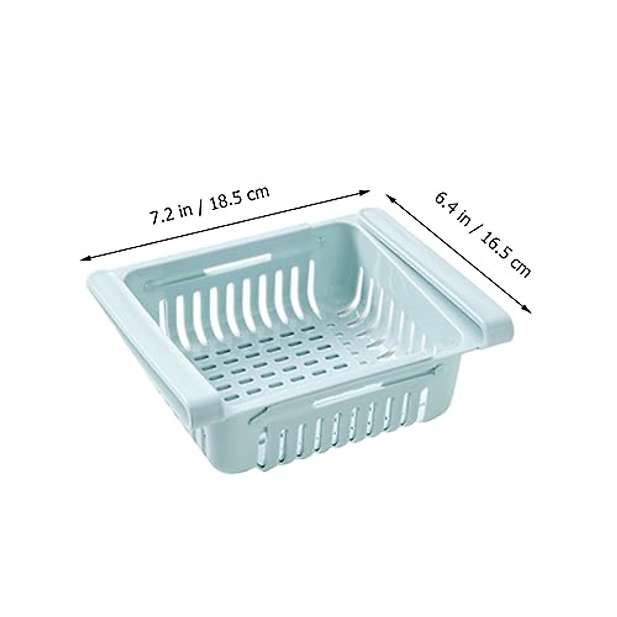 Amosfun 4pcs Storage Rack Fridge Space Saver Drawers Pallet Racking Refrigerator Out Bin Sliding Refrigerator Drawers Refrigerator Containers Pull Out Fridge Drawer Vegetable Pp Fruit Box