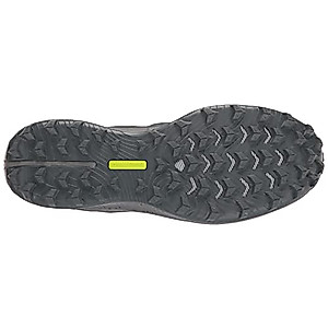 Saucony Men's Core Peregrine 12 Trail Running Shoe, Black/Charcoal, 9.5