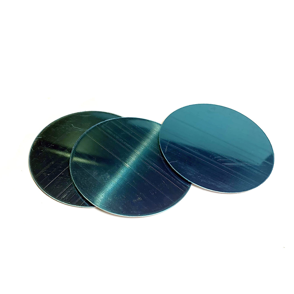 3Pcs Quietbliss 6.5cm Metal Iron Sheets Magnet for HM25 Baby Monitor, Easy Installation (Silver)