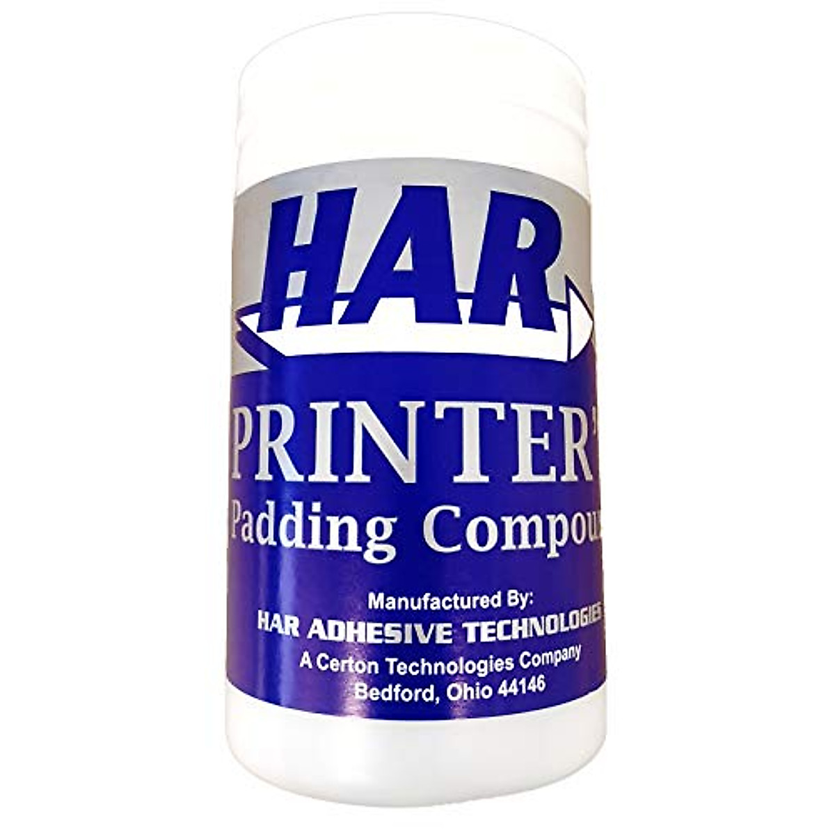 HAR Padding Compound White for Making Note Pads - Quart
