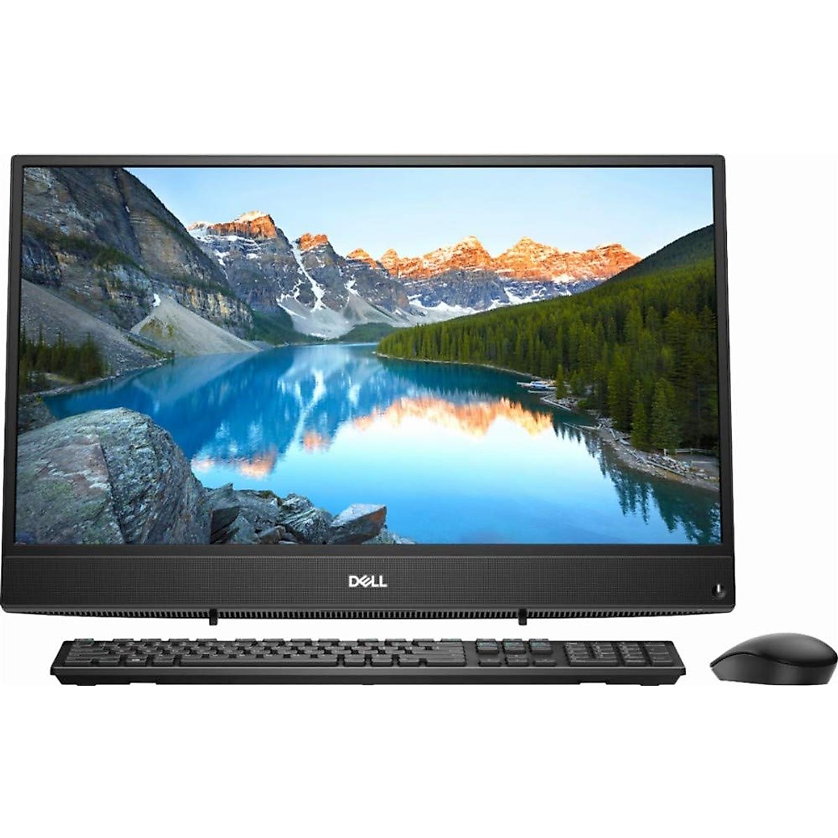 Dell New 2018 23.8" FHD Widescreen LED Touchscreen All-in-One (AIO) High Performance Computer PC, AMD A9-9425 3.1GHz up to 3.7GHz, 8GB DDR4, 1TB HDD, USB 3.1, WiFi, Bluetooth, Windows 10, Black