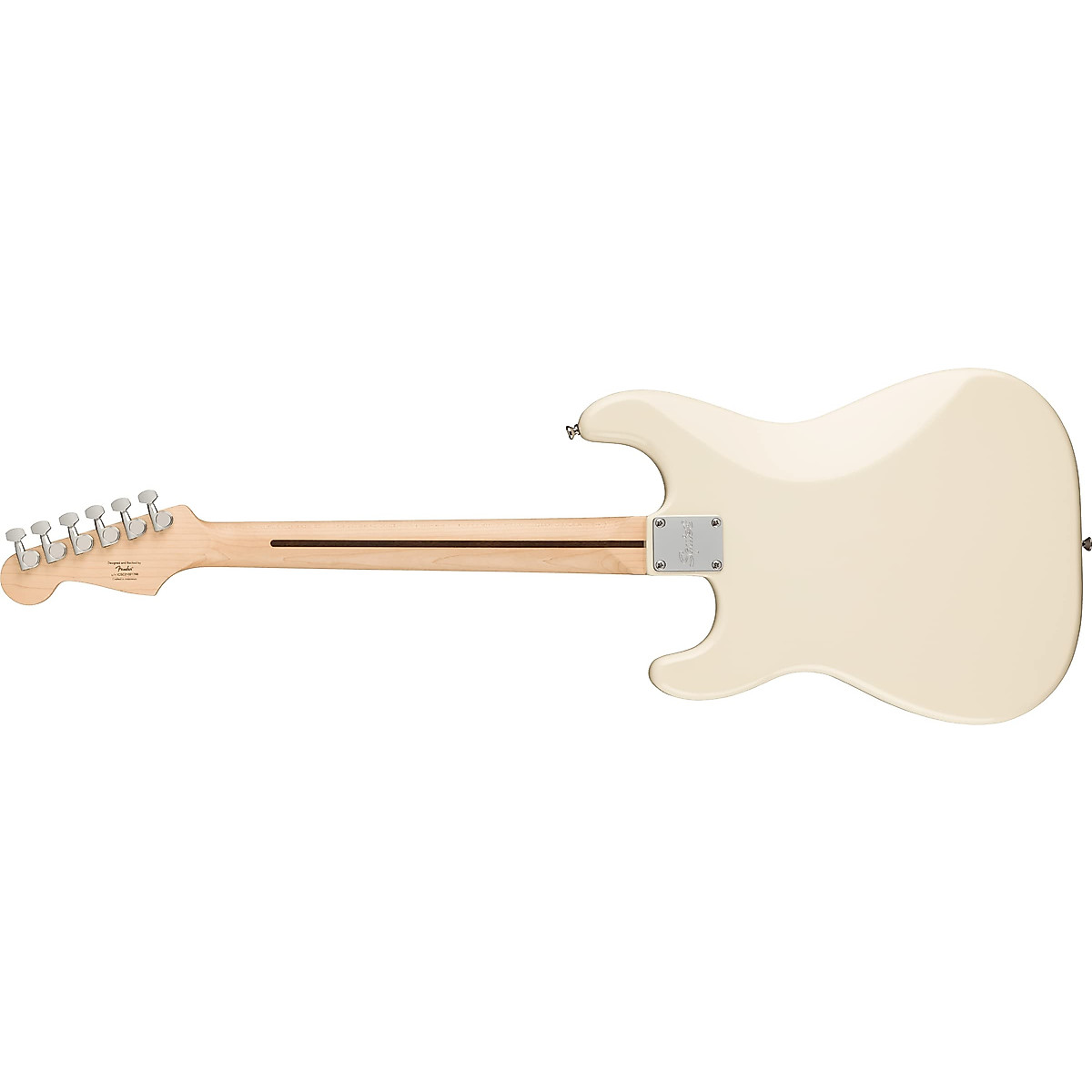 Fender Bullet Stratocaster HT Electric Guitar, Laurel Fingerboard, Black Pickguard - Olympic White