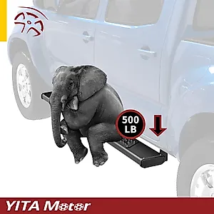 YITAMOTOR 6.5 Inches Running Boards Compatible with 2005-2023 Toyota Tacoma Double/Crew Cab (4 Full-Size Doors), Truck Side Steps Aluminum Nerf Bars