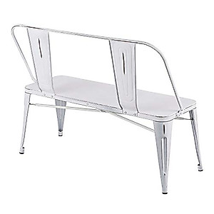 LumiSource Oregon Metal Bench