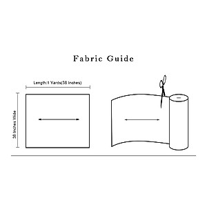 YYCRAFT 1 Yard Thick Soft Felt by The Yard Fabric 38 Inch Wide DIY Arts & Crafts Sewing-Snow White