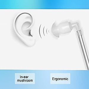 Retevis Throat Mic Walkie Talkie Earpiece with Mic 2 Pin, Compatible with Retevis H-777 RT22 RT21 RT68 Baofeng UV-5R BF-88ST pxton Walkie Talkies, Covert Tube Two Way Radio Headset, Finger PTT(1 Pack)