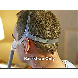 Organic Deal Back Strap Compatible w/ResMed CPAP Mask Swift Fx Nasal Pillow- Replacement Straps for Swift FX Nasal Pillow - ResMed CPAP Supplies option- CPAP Headgear Back Strap (Mask,Frame Not Incl)