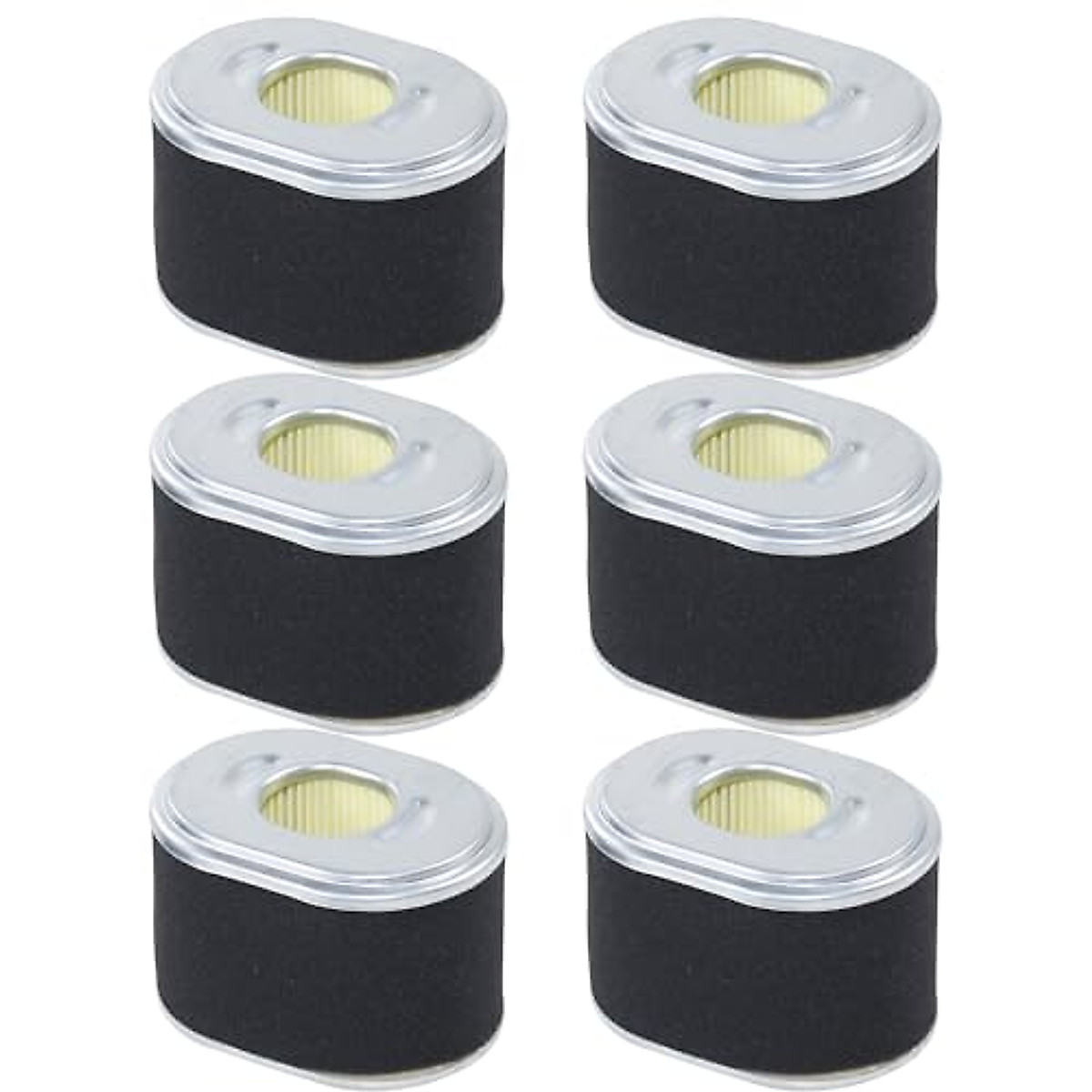 BOSFLAG 6PACK GX160 Air Cleaner Element Replace 17210-ZE3-505 17210-ZE3-010 with Honda GX340 GX 340 GX 390 13HP & 11HP Engine