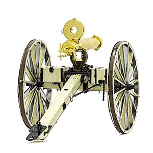 Fascinations Metal Earth Wild West Gatling Gun 3D Metal Model Kit