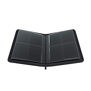 Zip-Up Album 8-Pocket: Black