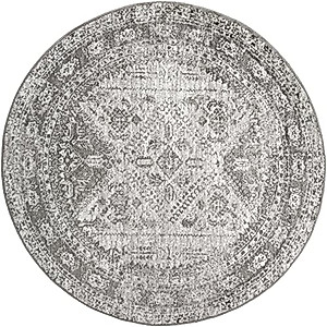 Artistic Weavers Desta Vintage Oriental Area Rug, 5'3" Round, Charcoal