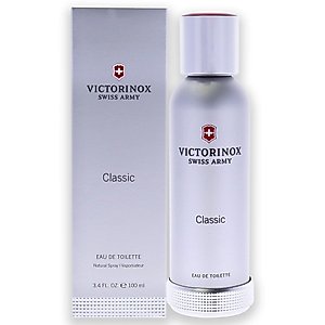 Swiss Army Classic Men Eau De Toilette Spray, Iconic Collection, 3.4 Ounce