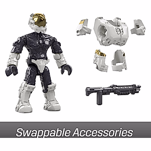 Mega Halo Infinite Toy Car Building Toys Set, UNSC Razorback Blitz Vehicle with 303 Pieces, 4 Micro Action Figures and Accessories, Gift Ideas