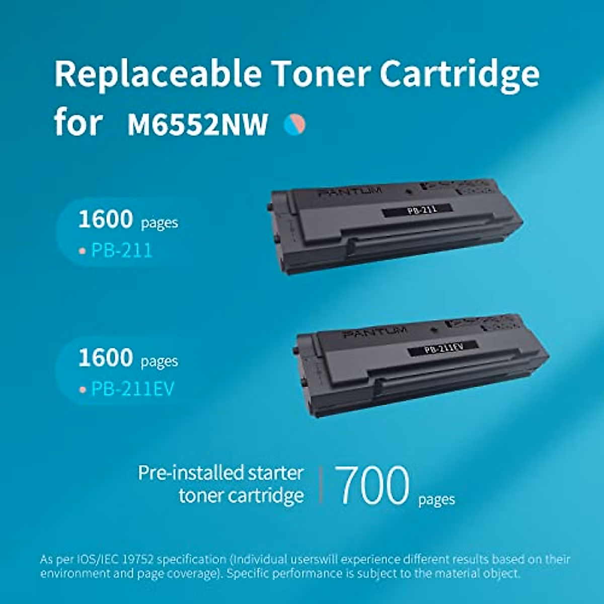Pantum M6552NW Monochrome Laser Multifunction Printer with Wireless Networking Mobile Printing Large Paper Capacity