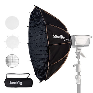 SMALLRIG Parabolic Softbox LA-D85 85cm Quick Release, Compatible with SmallRig RC 120D/RC 120B/RC 220D/RC220B and Other Bowens Mount Light - 4158