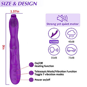 Powerful Quiet Deep Massager Equipment Electric Massager Tool Handheld Vibrators 10 Vibrations Pleasure for Body Women Female Gifts Portable Full Body Relaxation