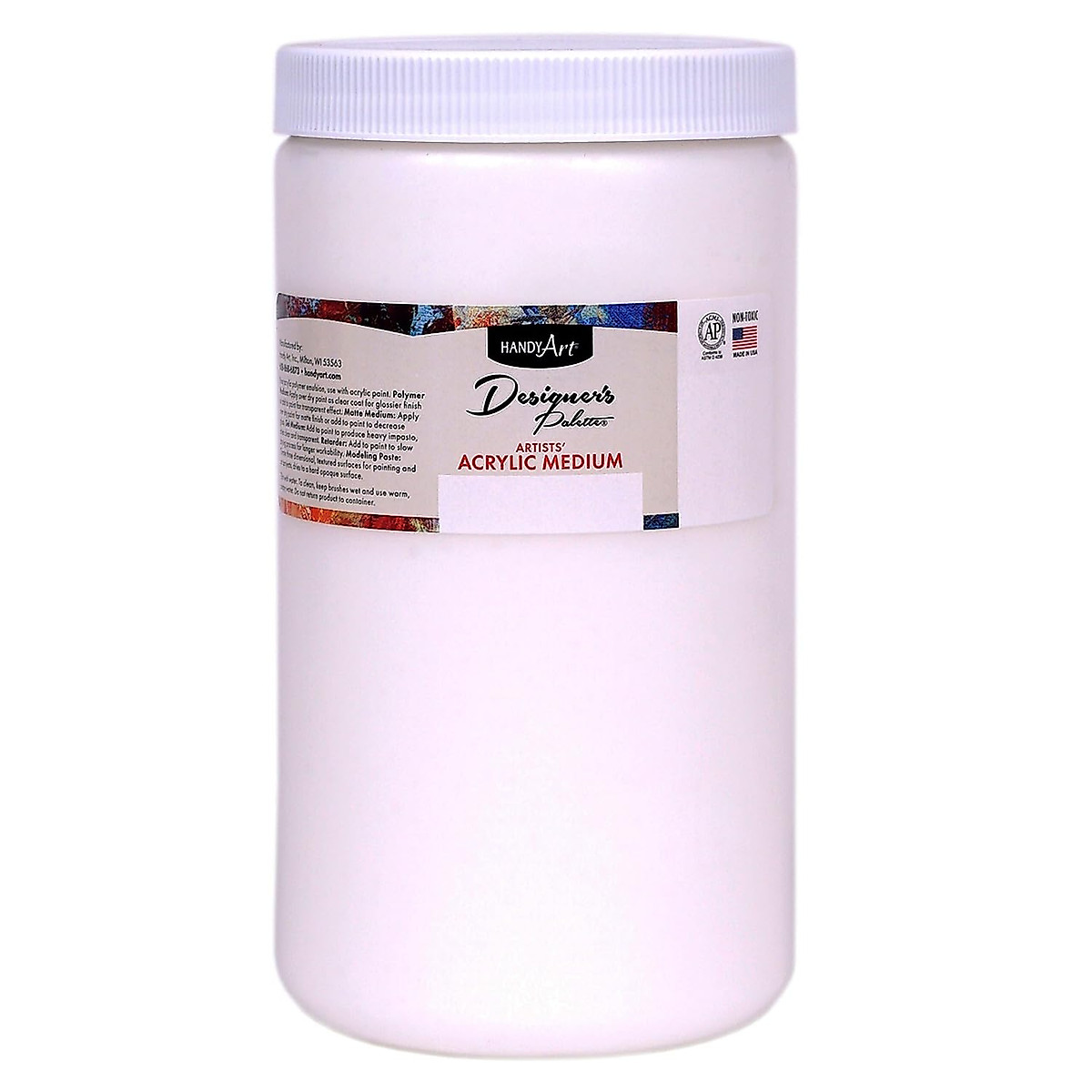 Handy Art Designer's Palette Artist Acrylic 32 ounce, Modeling Paste Medium