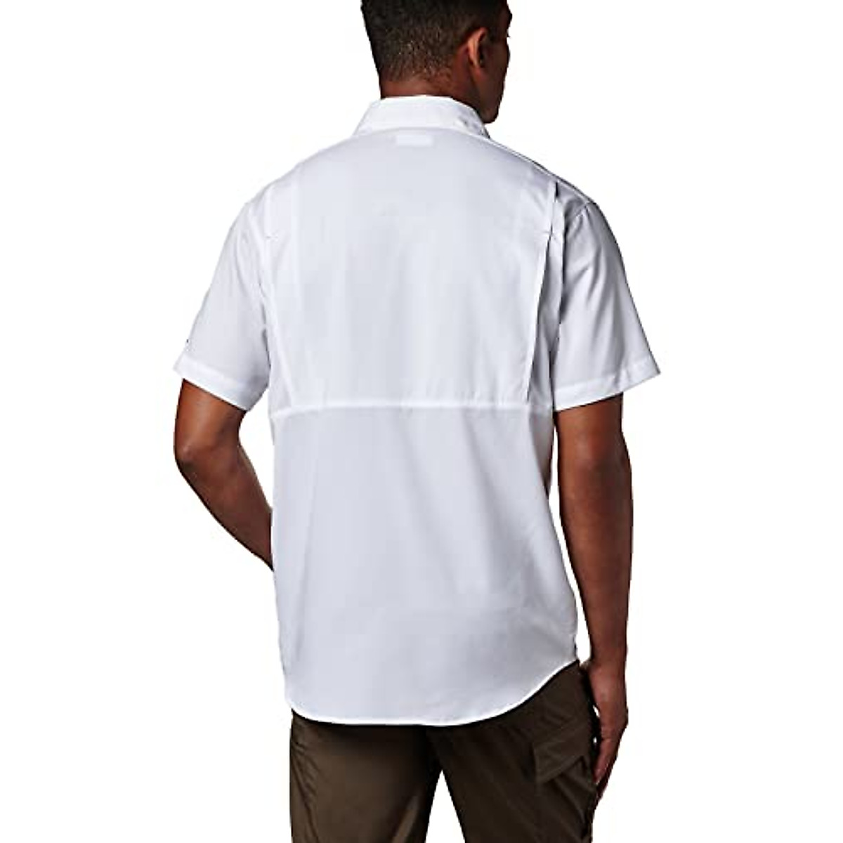 Columbia Men's Silver Ridge Lite Short Sleeve Shirt, White, 5X